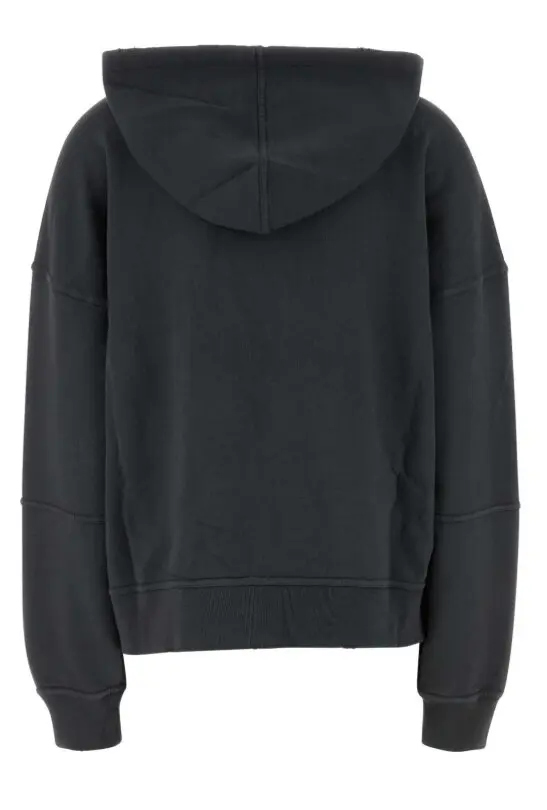 GOLDEN GOOSE Zip-up Drawstring Hoodie - Black