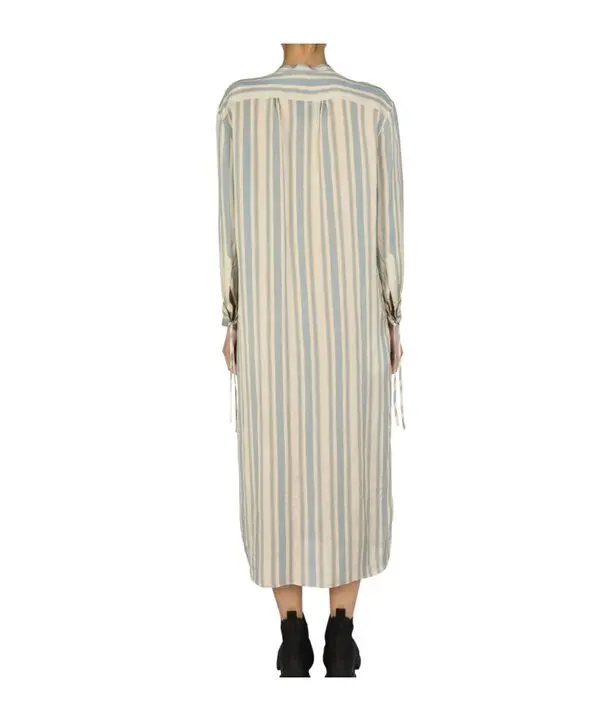 Aspesi Striped Button-up Shirt Dress