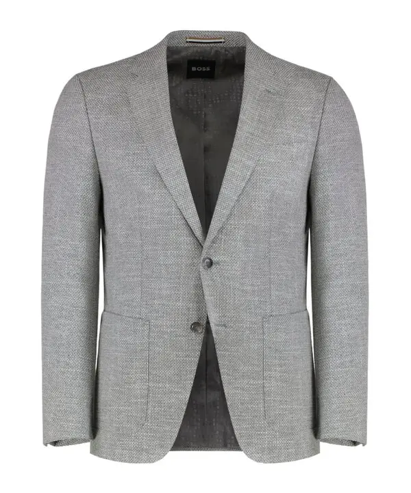 Hugo Boss Patterned Regular-fit Jacket