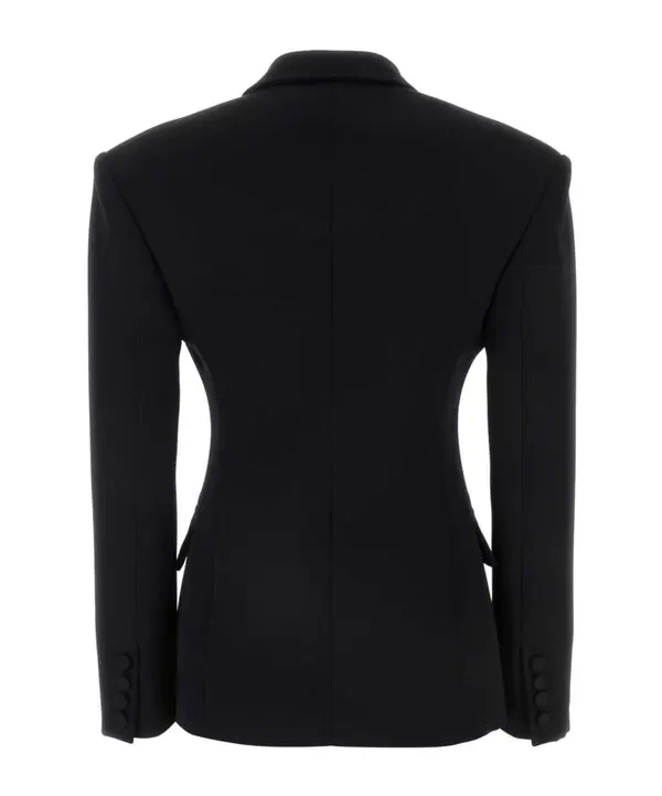 Valentino Garavani Bow Detailed Straight Hem Blazer