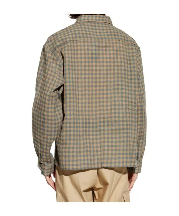 FRAME Checked Buttoned-up Shirt