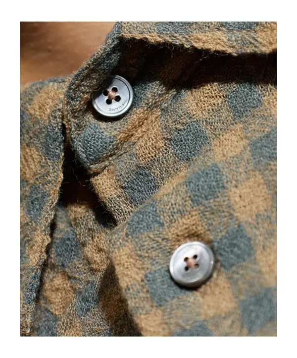 FRAME Checked Buttoned-up Shirt