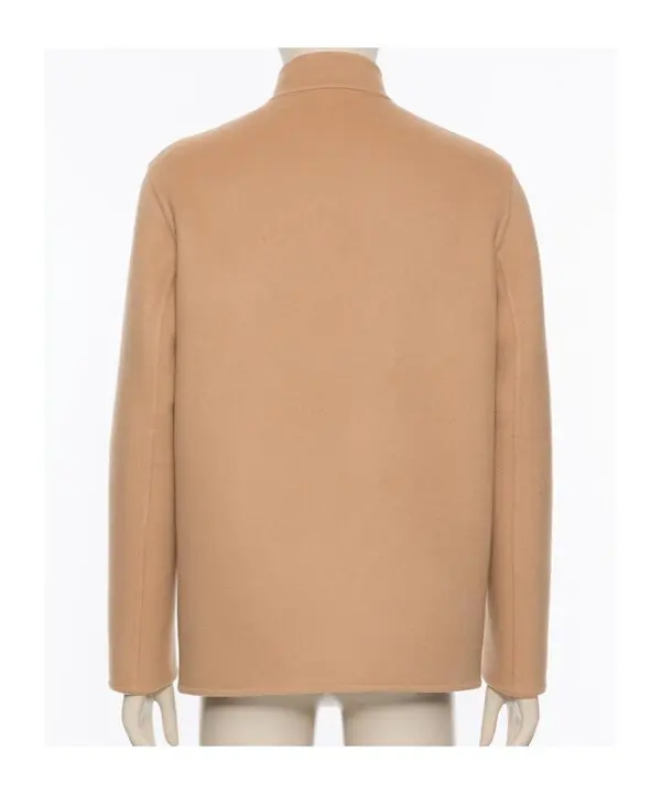 Valentino Garavani Button-up Stand Collar Jacket - Nude