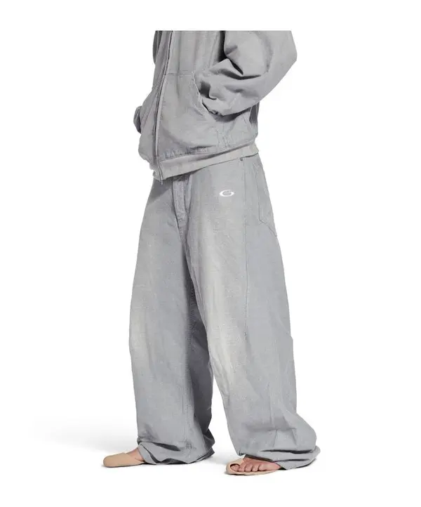 Balenciaga Trompe L'oeil Sweatpants - Hemp Gray