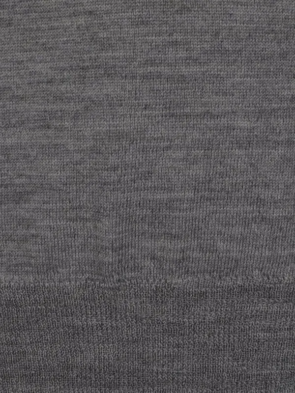 Peserico V-neck Long Sleeve Jumper - Gray