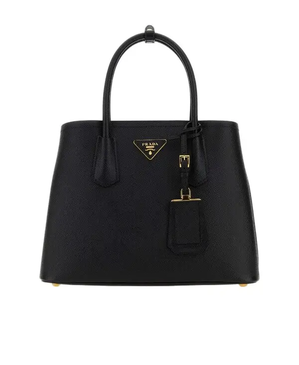 Prada Logo Handbag - Black