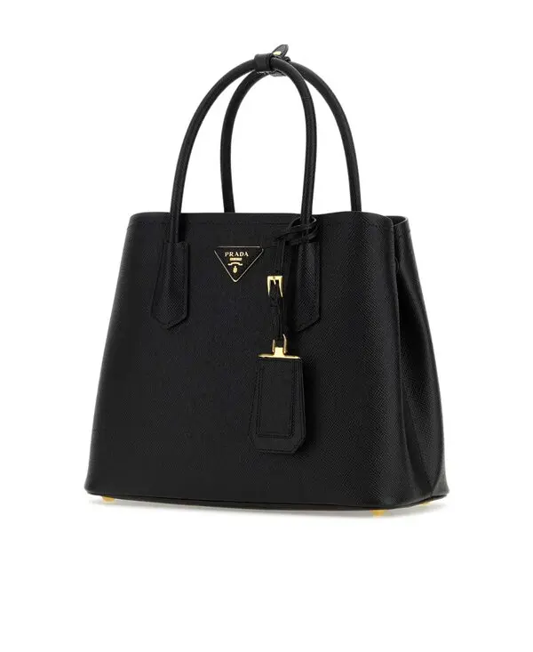 Prada Logo Handbag - Black