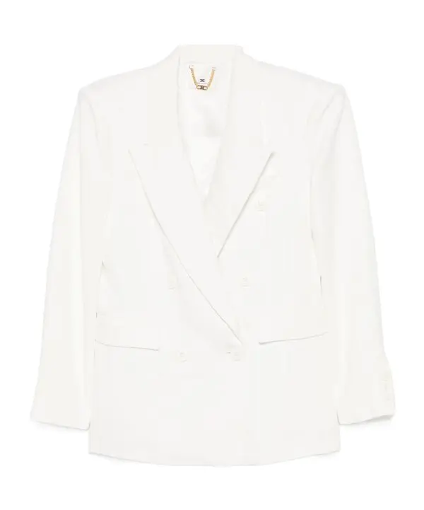 Elisabetta Franchi Double-breasted Blazer - Beige