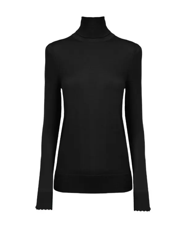 Chloé High-neck Knitted Jumper - Black