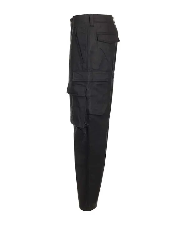 PURPLE BRAND Waxed Cotton Cargo Pants