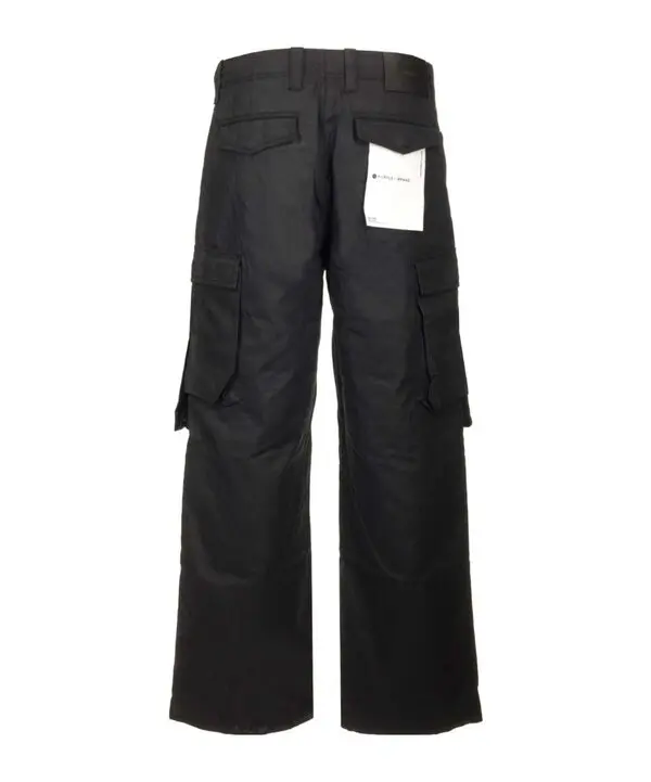 PURPLE BRAND Waxed Cotton Cargo Pants