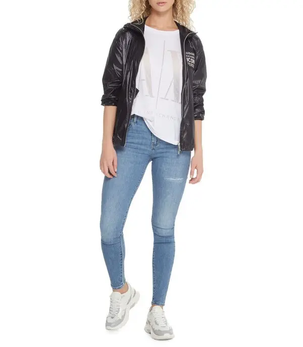 Armani Exchange Hooded Zip-up Jacket