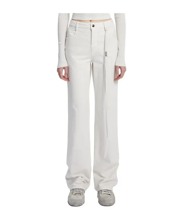 ANN DEMEULEMEESTER Belted Wide-leg Trousers - No