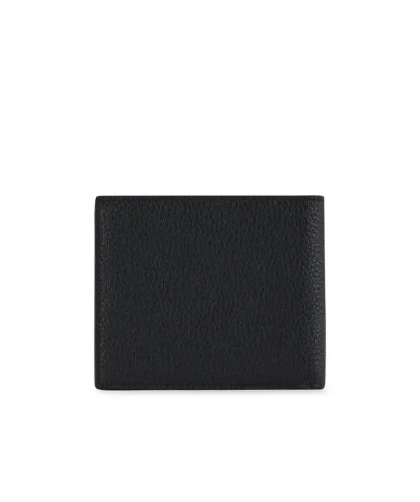 Giorgio Armani Grained-textured Leather Wallet