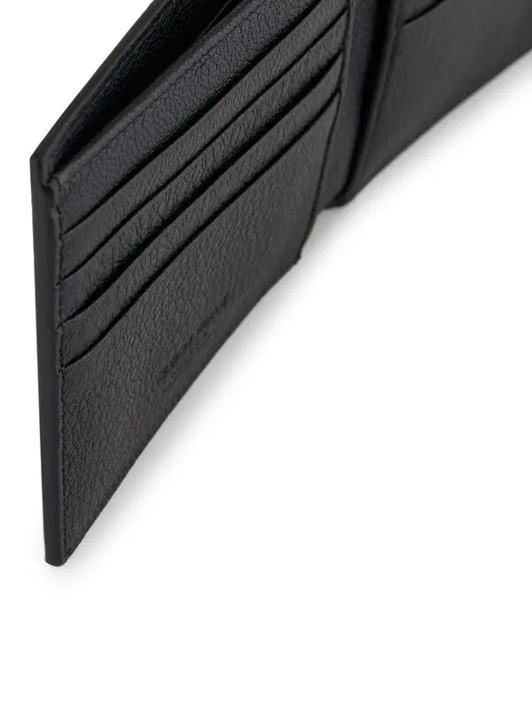 Giorgio Armani Grained-textured Leather Wallet