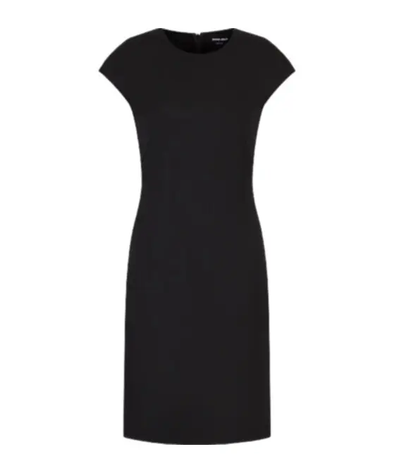 Giorgio Armani Round Neck Zip Up Dress