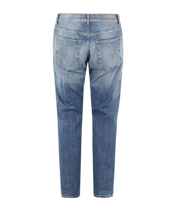 DONDUP Belt Ring Denim Trousers - Blue