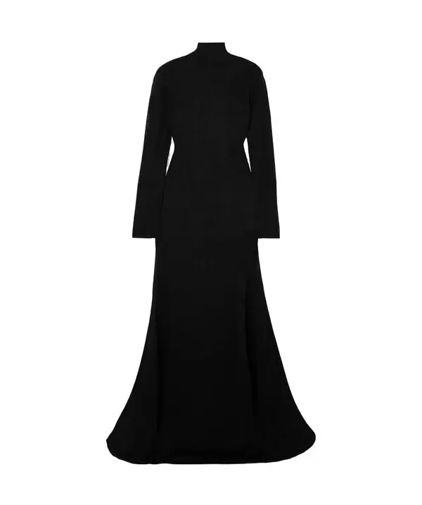 TOM FORD Long Sleeve High Neck Gown
