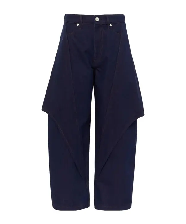 J.W.ANDERSON Wide Leg Jeans - Blue/red