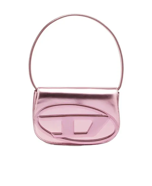 DIESEL® 1 Dr Cracked Shoulder Bag - Pink