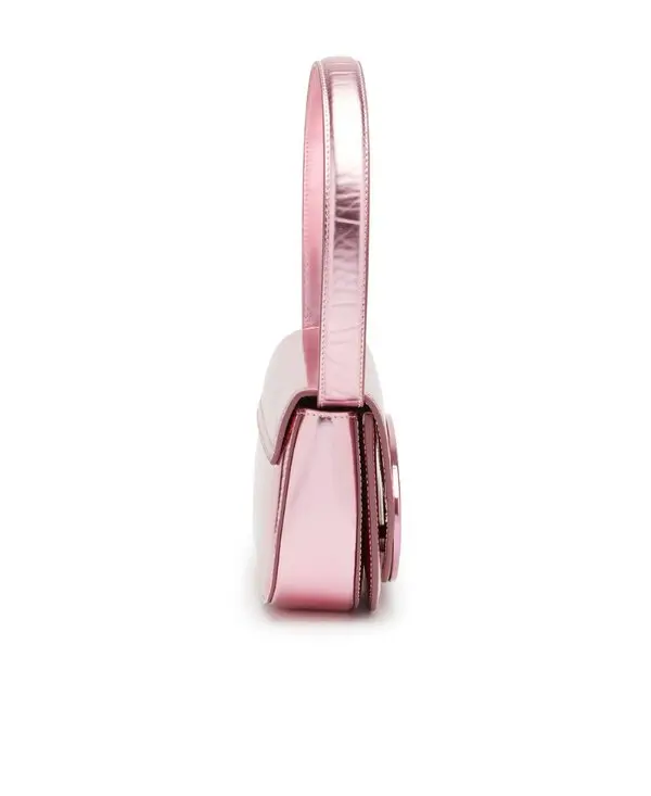 DIESEL® 1 Dr Cracked Shoulder Bag - Pink