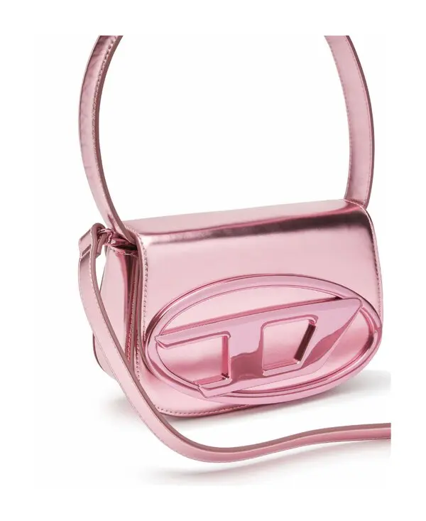 DIESEL® 1 Dr Cracked Shoulder Bag - Pink