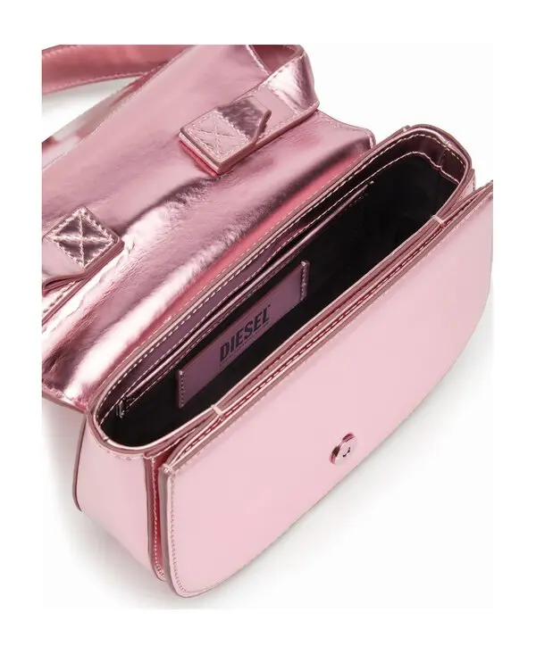 DIESEL® 1 Dr Cracked Shoulder Bag - Pink