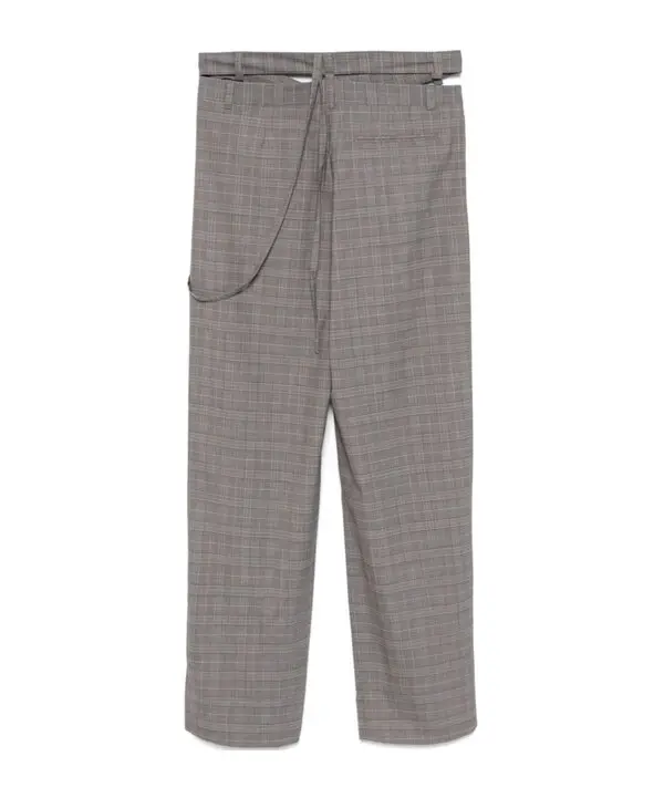 Ottolinger Checked Trousers - Gry