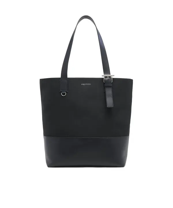 Alexander McQueen T-bar Tote Bag - Black
