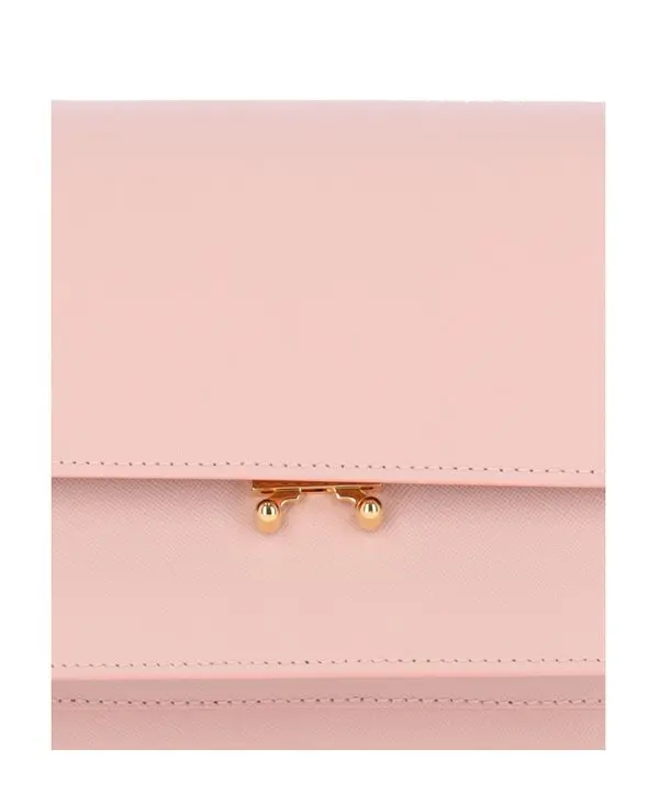 Marni Trunk Medium Shoulder Bag - Pink