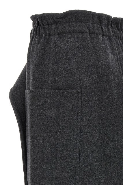 Max Mara Messina High Waist Maxi Skirt - Gray