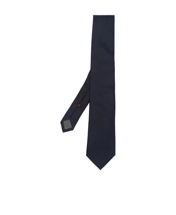 Brunello Cucinelli Pointed Tip Neck Tie - Black