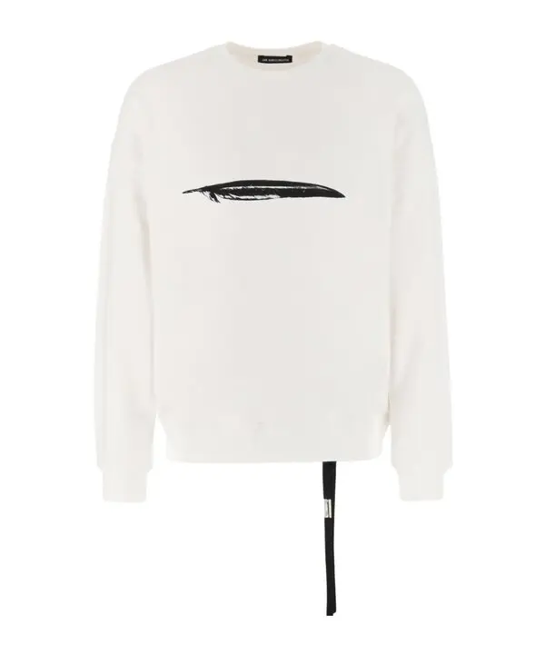 ANN DEMEULEMEESTER Crewneck Sweatshirt With Motif Print