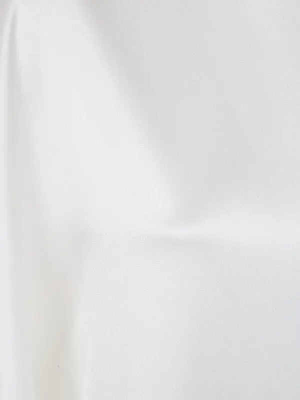 GIANLUCA CAPANNOLO Boat-neck Satin Blouse