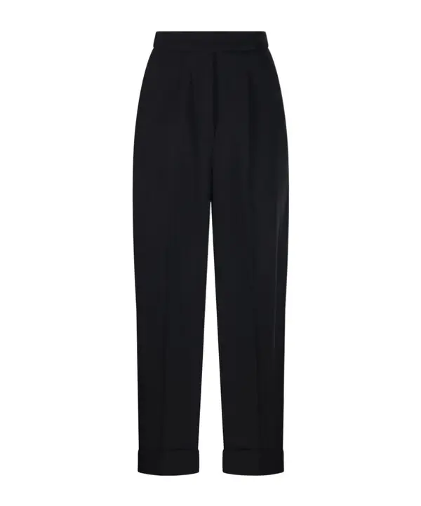 Max Mara Pleated Tailored Trousers - Black