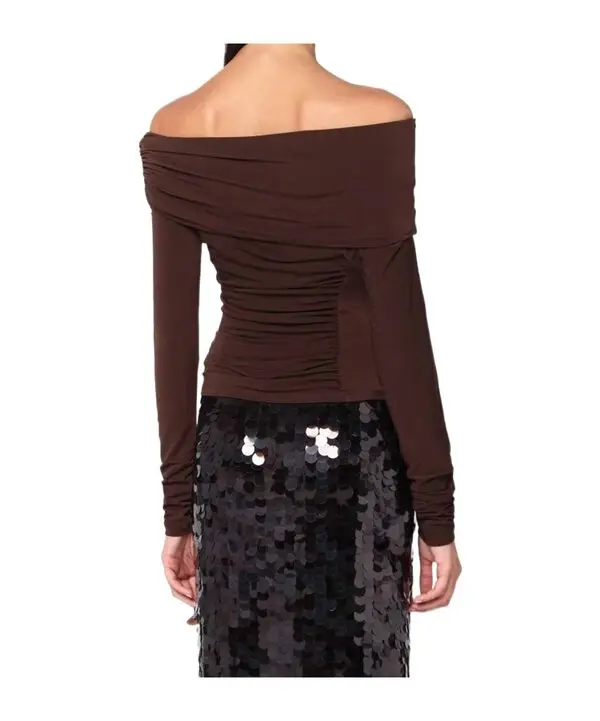 Andamane The Andaman Off-shoulder Ruched Top