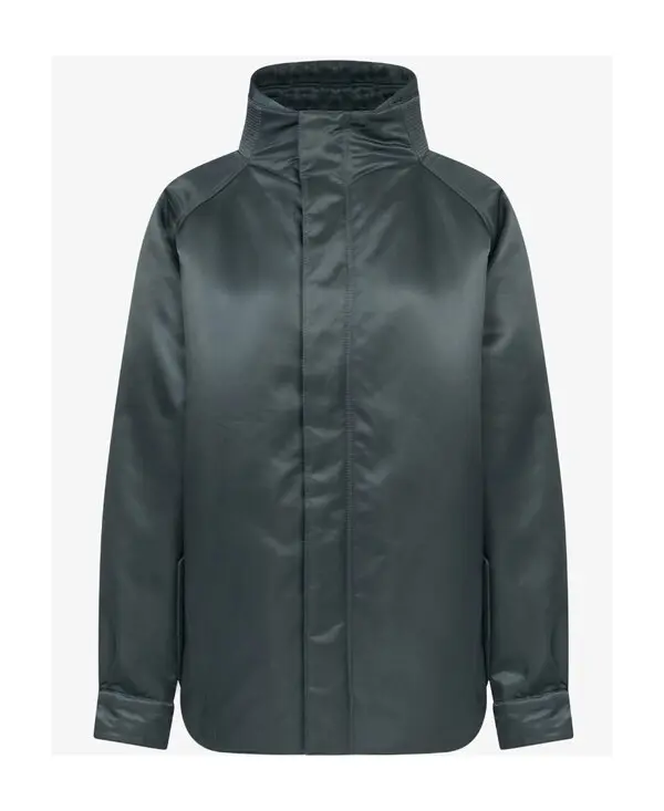 Alaïa Fur-embellished Maxi Bomber Jacket