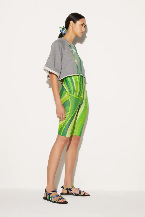 Emilio Pucci Melange-effect Cropped Top