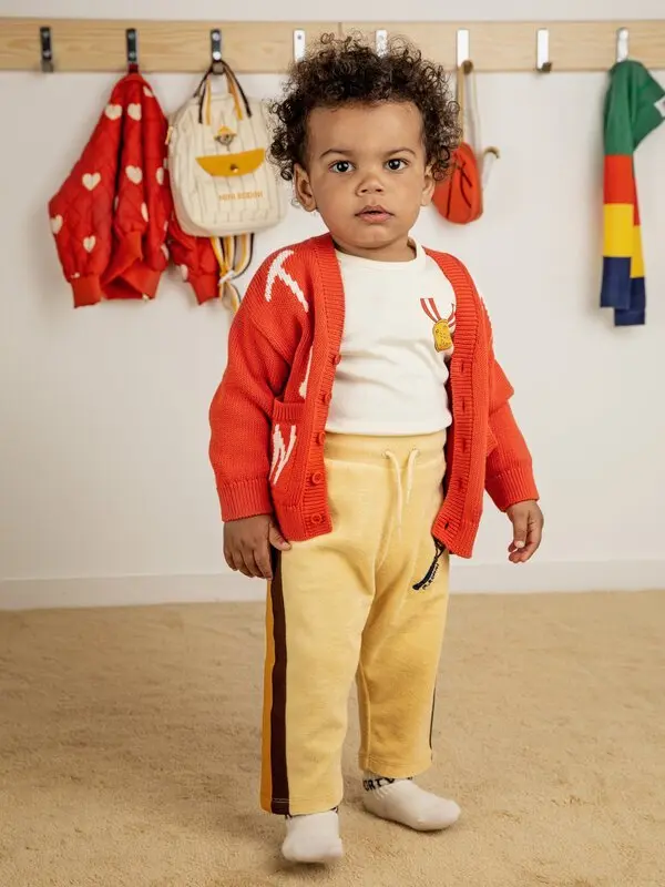 MINI RODINI Tennis Knitted Cardigan