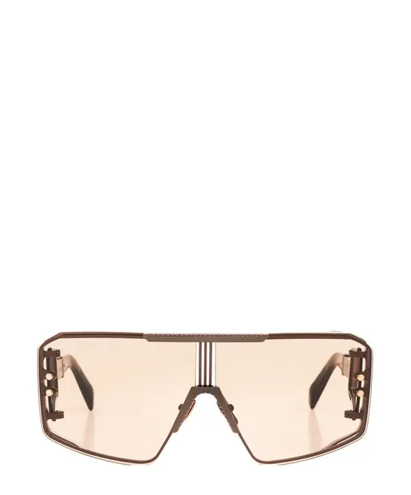 Balmain Le Masque Shield-frame Sunglasses - Nude