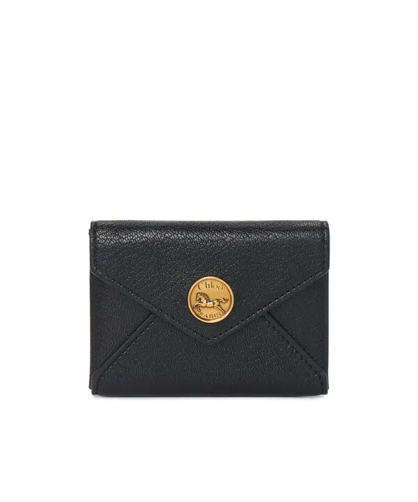 Chloé Textured Coin Purse - Black