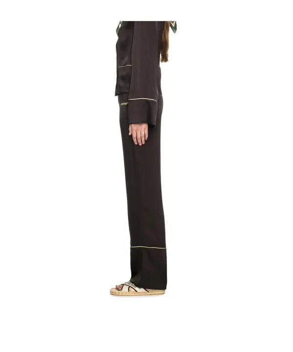 Off-White Logo Embroidered Drawstring Pants