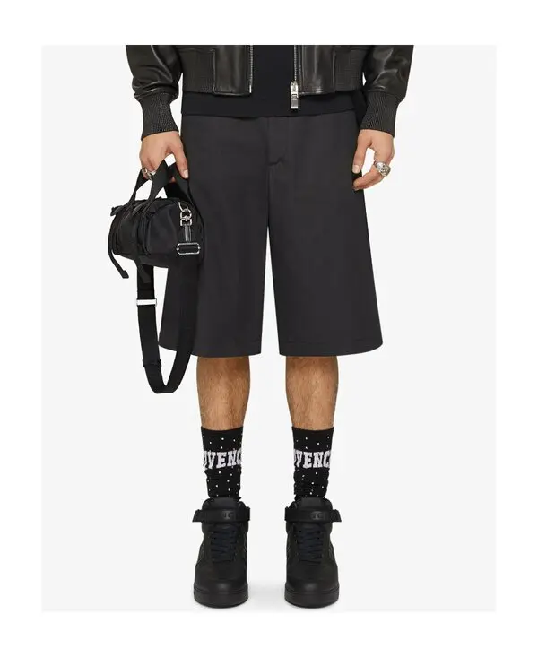 Givenchy Logo Patch Chino Shorts