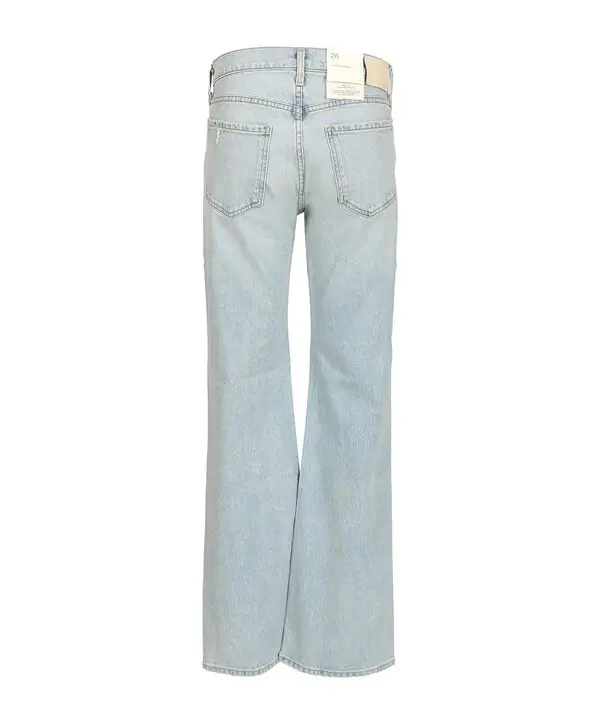 Citizens Of Humanity Wide Leg Jeans - Light Blue