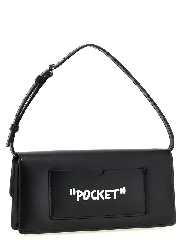 Off-White Jitney 1.0 Logo Plaque Shoulder Bag