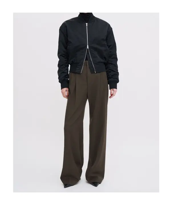 Filippa K Darcey Pleated Wide-leg Trousers - Black