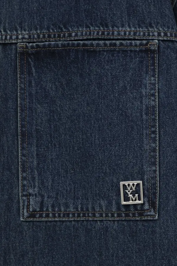 WOOYOUNGMI Logo-plaque Denim Shirt