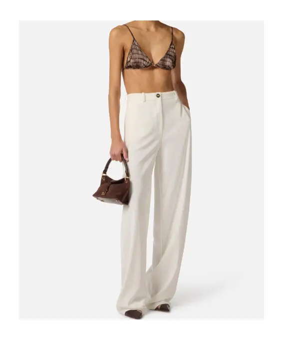 Elisabetta Franchi Lightweight Crêpe Trousers