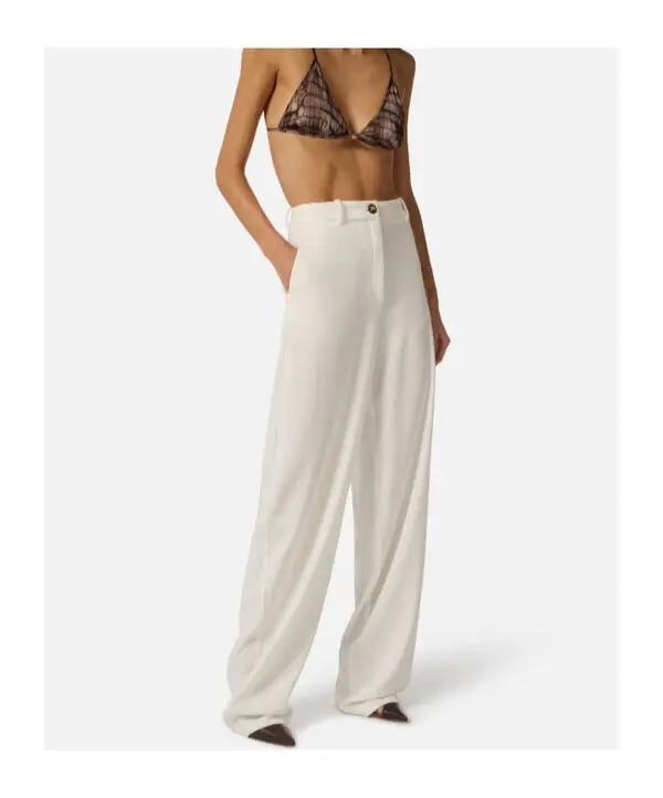 Elisabetta Franchi Lightweight Crêpe Trousers