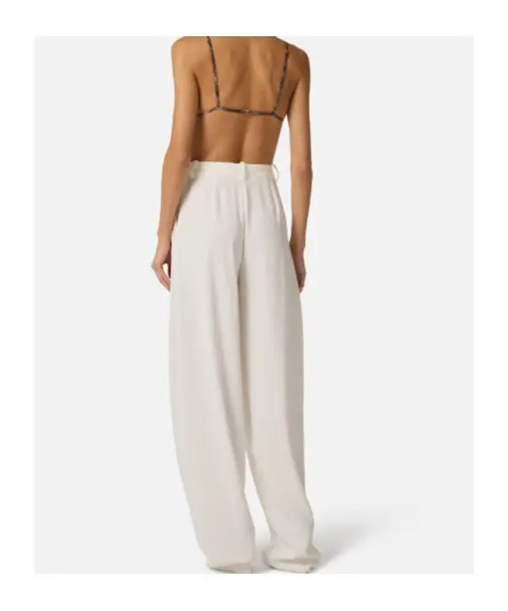 Elisabetta Franchi Lightweight Crêpe Trousers